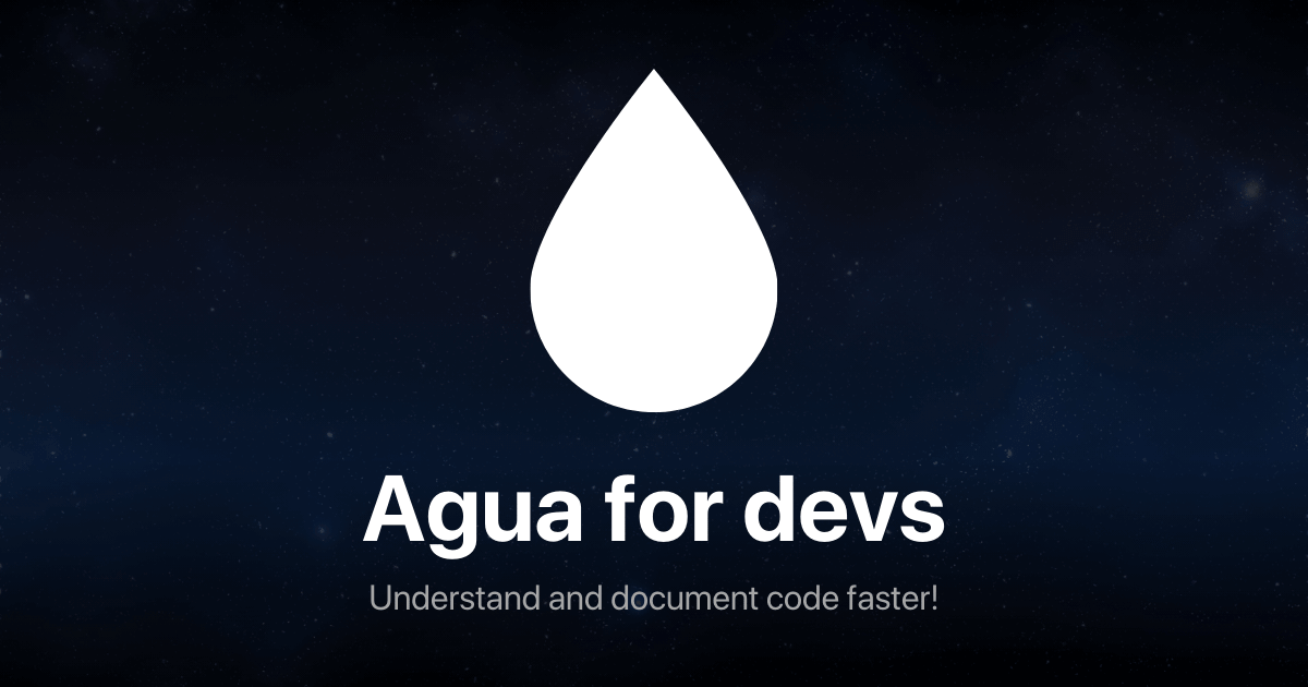 Agua for Devs